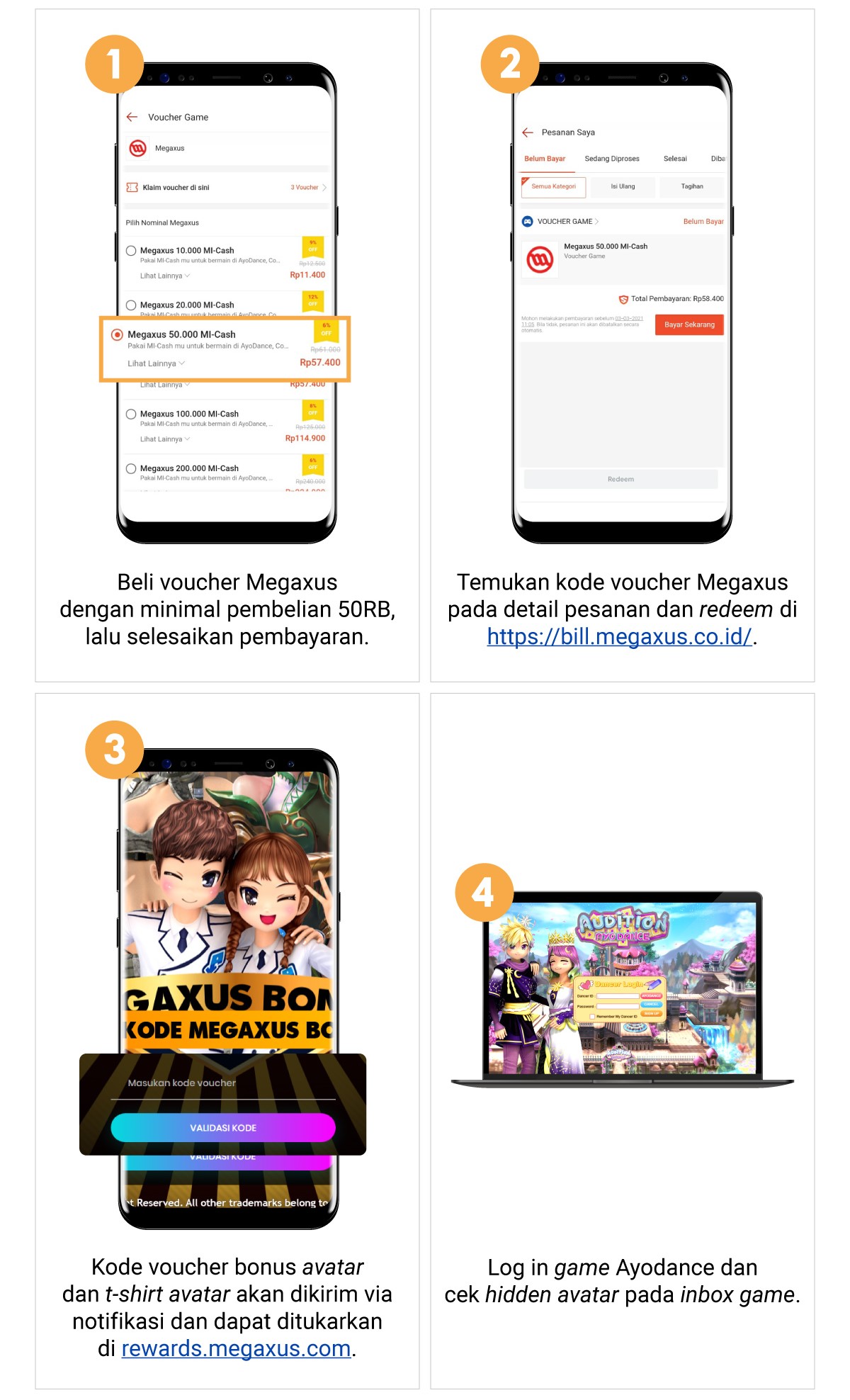 Megaxus x AyoDance | 5 Mar - 4 Apr