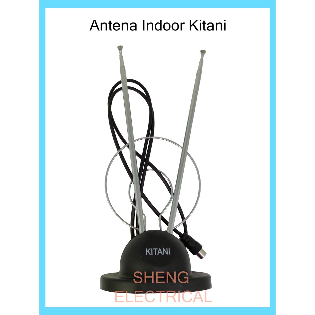 Antena TV Indoor Portable Kitani Model Panjang/ Model V | Shopee Indonesia