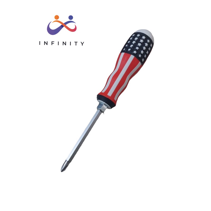 Jual OBENG MIN PLUS AMERIKA 2 IN 1 OBENG BOLAK BALIK KEMBANG KUALITAS ...