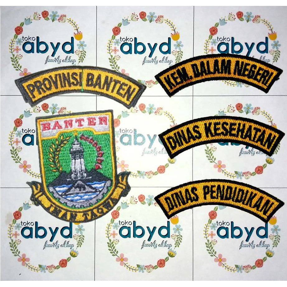 Jual Bet / badge Logo dan lokasi Bordir Seragam PDH Khaki PNS Pria atau ...