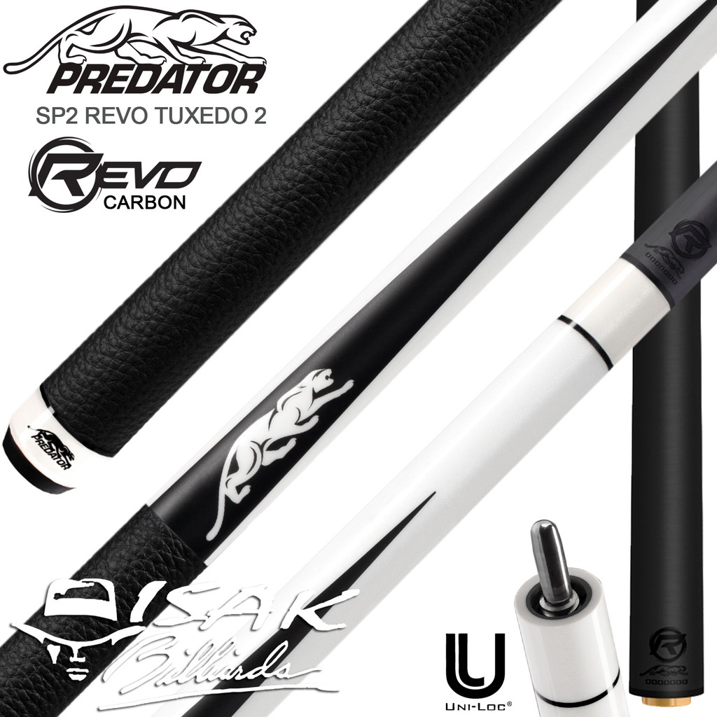 Jual Predator SP2 REVO Tuxedo 2 Pool Cue Carbon Shaft Uniloc low Deflection Stick Limited ...