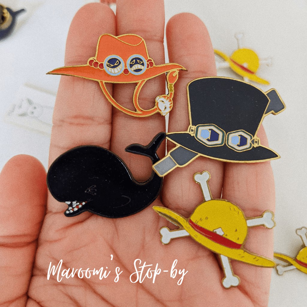 Jual One Piece Enamel Pin (Luffy/Sabo/Ace/Laboon) Indonesia|Shopee ...