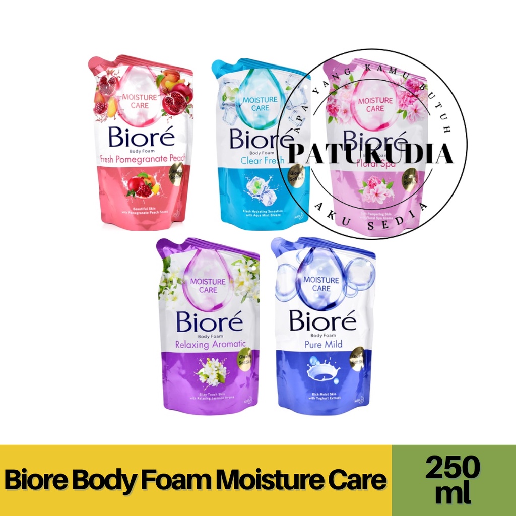 Jual Biore Body Foam (Sabun Mandi Cair) Moisture Care Refill 250 ml | Shopee Indonesia