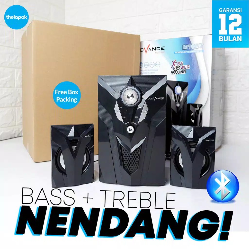 Jual Speaker Bluetooth Advance M10BT | Shopee Indonesia