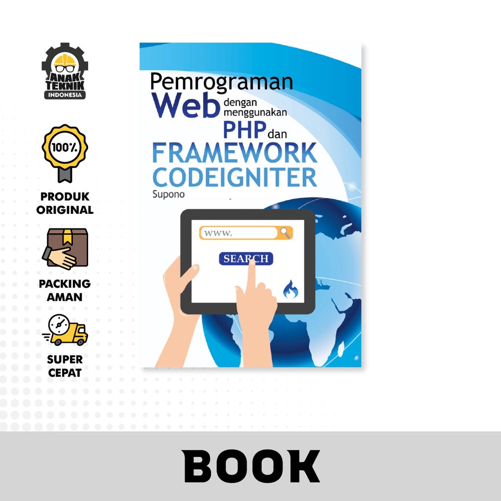 Jual Buku Pemrograman Web Dengan Menggunakan Php Dan Framework Codeigniter Indonesiashopee