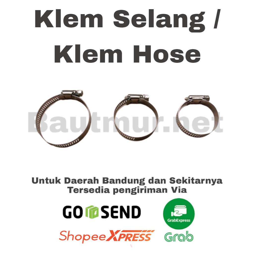Jual Klem Selang Gas 1 2 Inch Klem Selang Hose Clamp 1 2 Inch