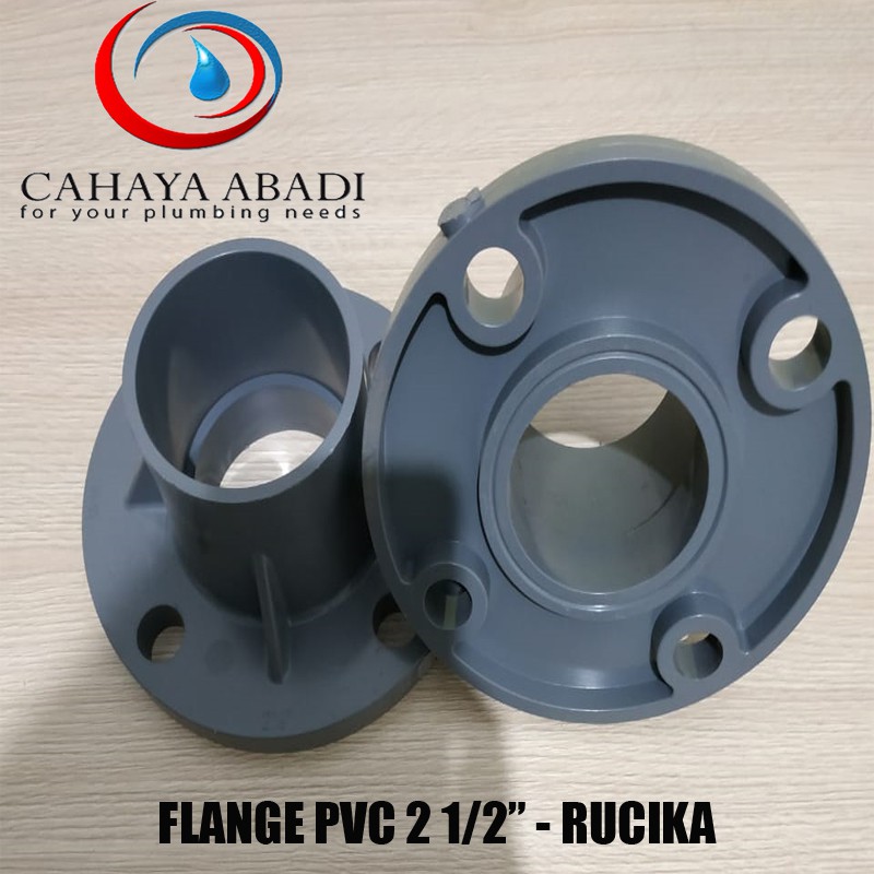 Jual FLANGE RUCIKA 2 1/2 INCH - PVC - FLANGE - FITTING PIPA PVC RUCIKA ...