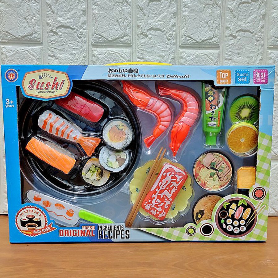 Jual Mainan Sushi Set Makanan Khas Jepang - Masak Masakan Shusi Anak ...