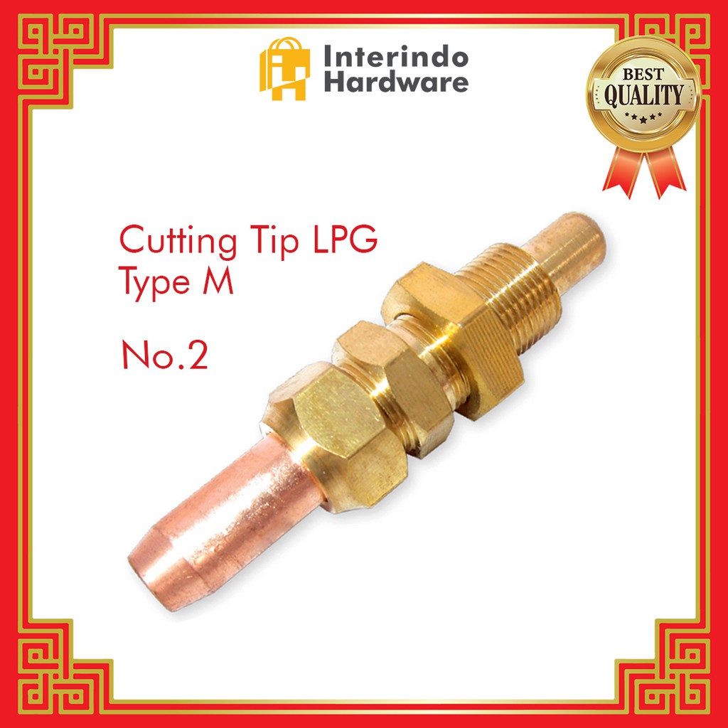 Jual Cutting Tip LPG No 2 Type M LPG Mata Nozzle Blander Potong ...