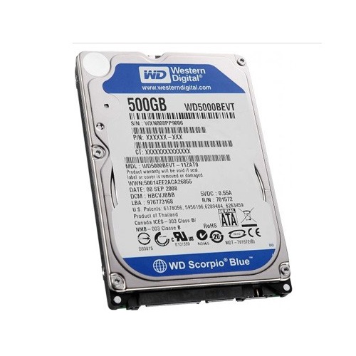 Jual HDD WDC 500GB Blue Internal 2.5" NOTEBOOK / LAPTOP / HARDISK WD ...