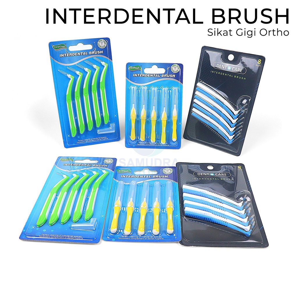 Jual Sikat Gigi Behel Ortho INTERDENTAL BRUSH Bengkok dan Lurus ...