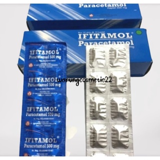 Jual ifitamol Paracetamol 500mg per strip isi 10 kaplet | Shopee Indonesia