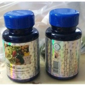 Jual ZINC TABLET FOR CHILDREN ZINC ANAK 100% ORIGINAL - NUTRISI ANAK ...
