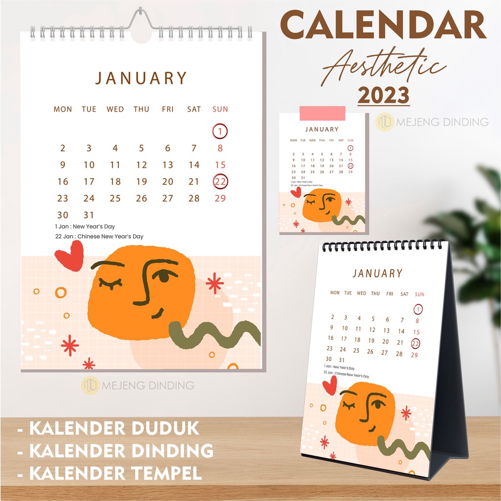 Jual Kalender Dinding Aesthetic 2023 Kalender Meja Aesthetic 2023 ... Jual Kalender Dinding Aesthetic 2023 Kalender Meja Aesthetic 2023 ...
