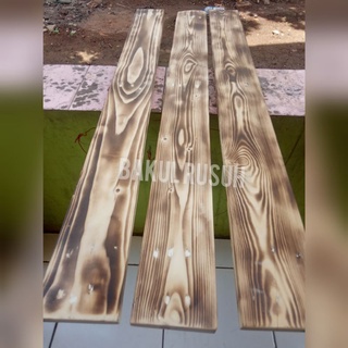Jual Papan kayu jati belanda eks palet jati Londo halus ampelas motif ...