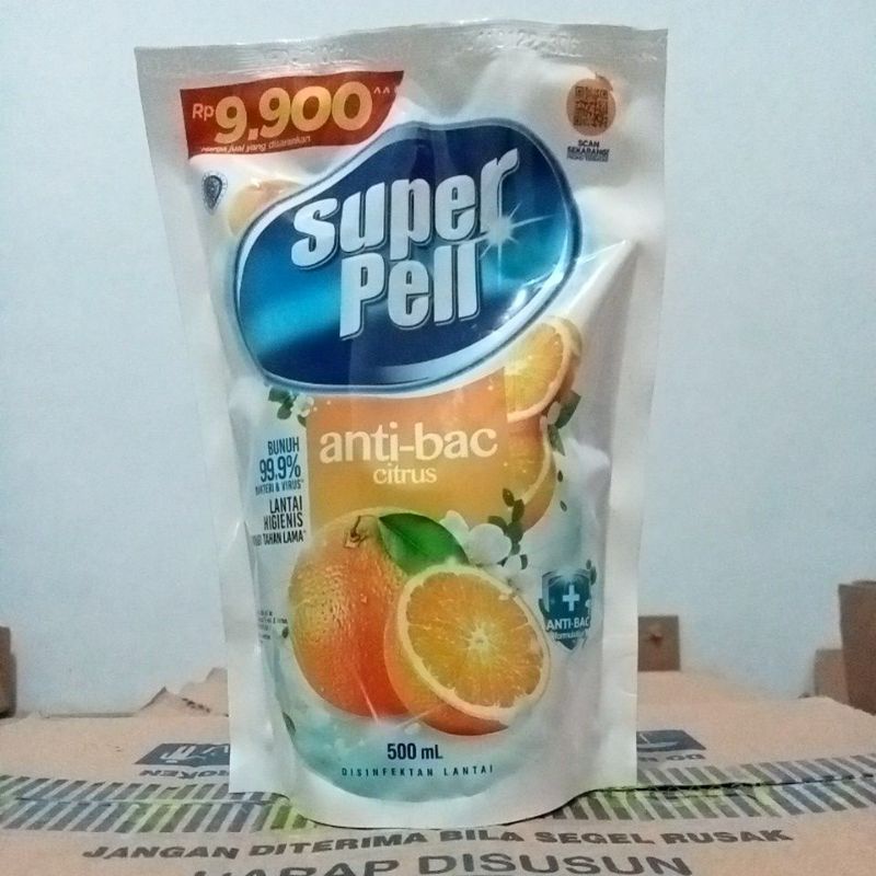 Jual SUPERPELL ANTI-BAC CITRUS 500 ML | Shopee Indonesia