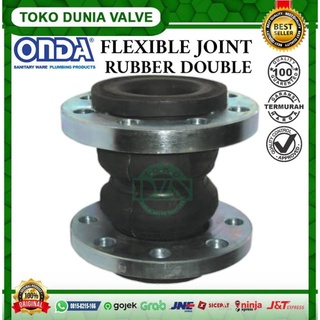 Jual ONDA FLEXIBLE JOINT DOUBLE 2" DN50 JIS10K RUBBER EPDM FLANGE BESI ...