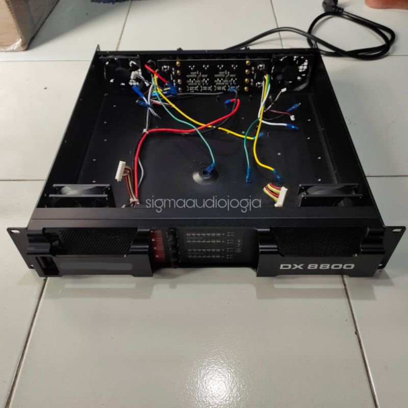 Jual Box power amplifier 2U 4 Chenel Komplit Aksesoris copotan power BU ...