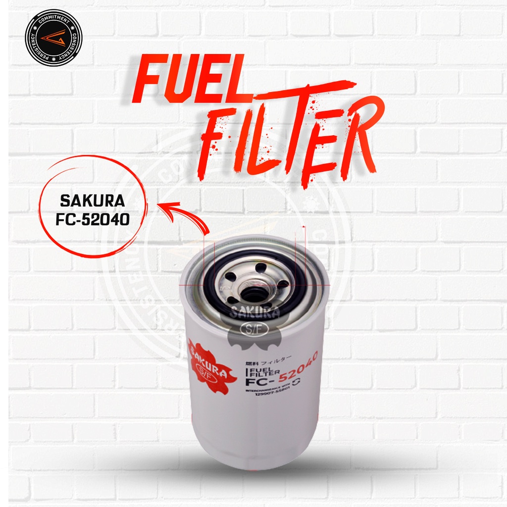 Jual Sakura Fuel Filter Solar FC-52040 / FC52040/ Sakura Filter Oli Yanmar Volvo Kubota | Shopee ...