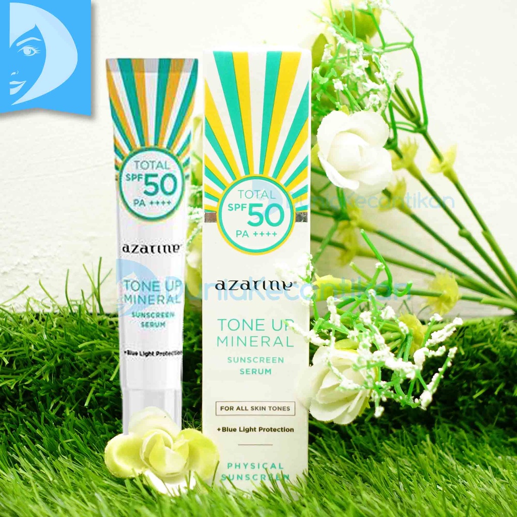 Jual Azarine Tone Up Mineral Sunscreen Serum SPF50 PA++++ | Shopee ...
