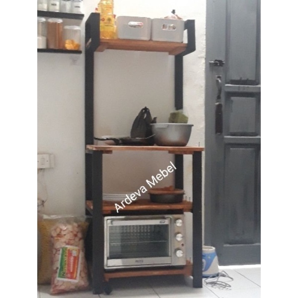 Jual Rak Dapur Minimalis Rak Microwave Rak Serbaguna | Shopee Indonesia