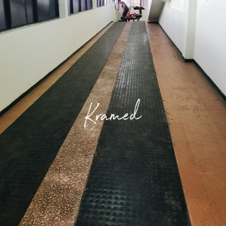 Jual Karpet Karet Roll Anti Slip Motif Koin Timbul Warna Hitam Tebal 4 ...