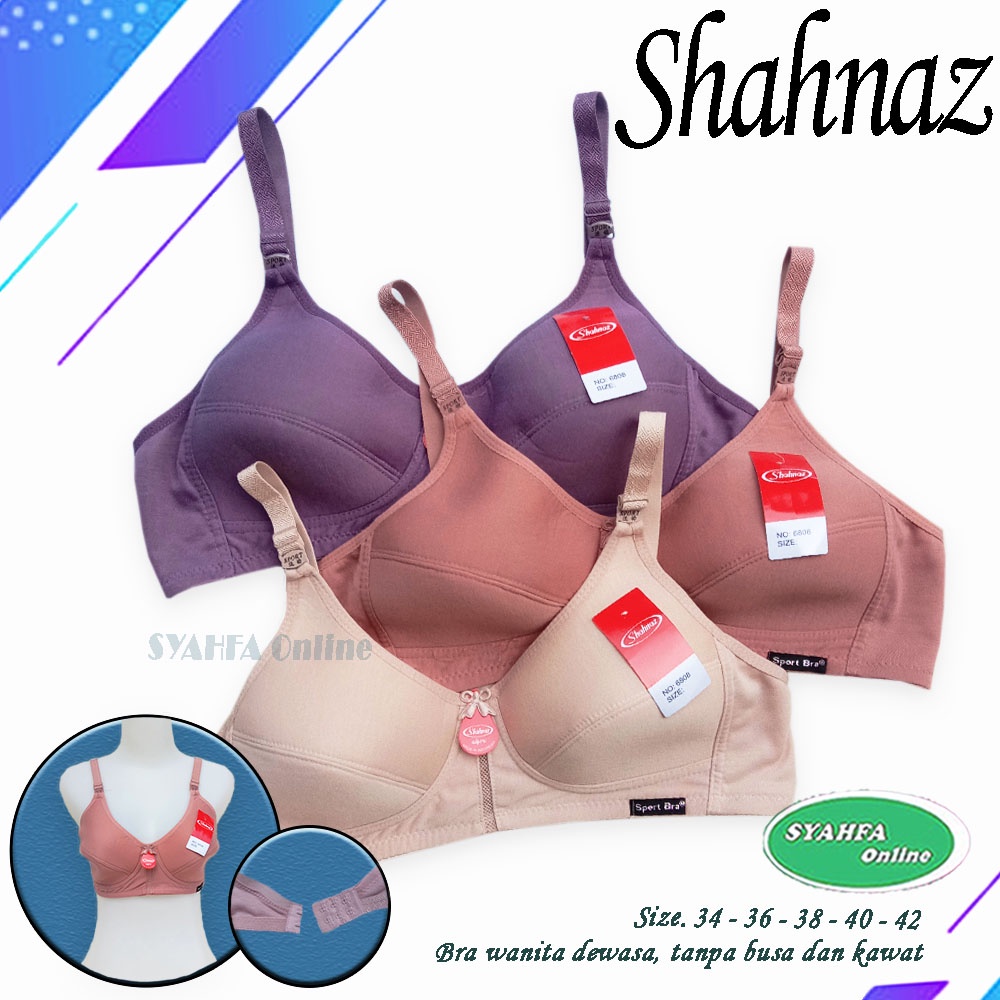 Jual BH SPORT / BRA MERK SHANAZ / Bh tanpa Busa tanpa Kawat KAIT 2 / Bra Sport / Bh Tanpa Kawat ...