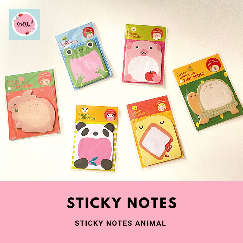 Jual Stiky Notes Animal Sticky Notes Murah | Shopee Indonesia