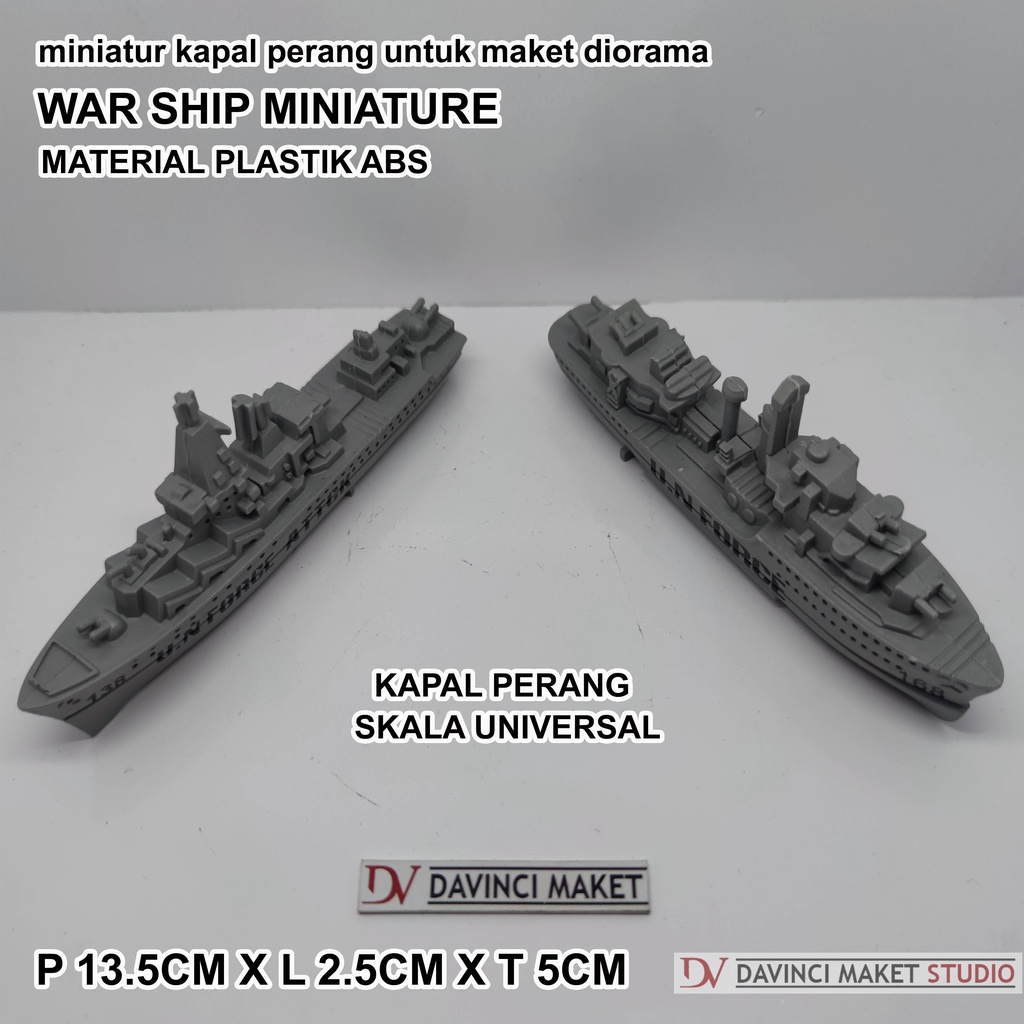 Jual Miniatur Perahu dan Kapal Perang Maket Diorama - War Ship Skala Universal 1:200 1:300 1:400 ...