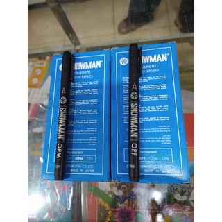 Jual Pulpen Spidol OHP OPM OPF Snowman Permanent | Shopee Indonesia