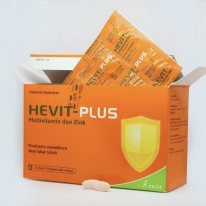 Jual Hevit Plus Multivitamin dan mineral (box = 100 butir) | Shopee ...