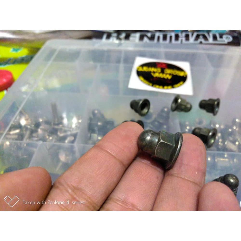 Jual Mur Topi Mur Tutup Mur Kubah Nikel Baut 12 Mur Mesin Engine ...