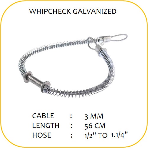 Jual Nesdaywed Whipcheck Galvanized 3 Mm X 56 Cm ( Wc100 Safety Hose ...