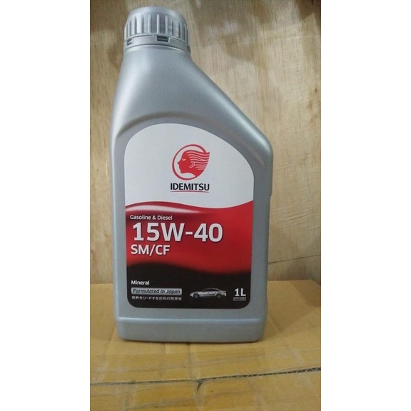 Jual Oli Mesin Mobil Idemitsu 15W-40 SM/CF 1 Liter Japan | Shopee Indonesia