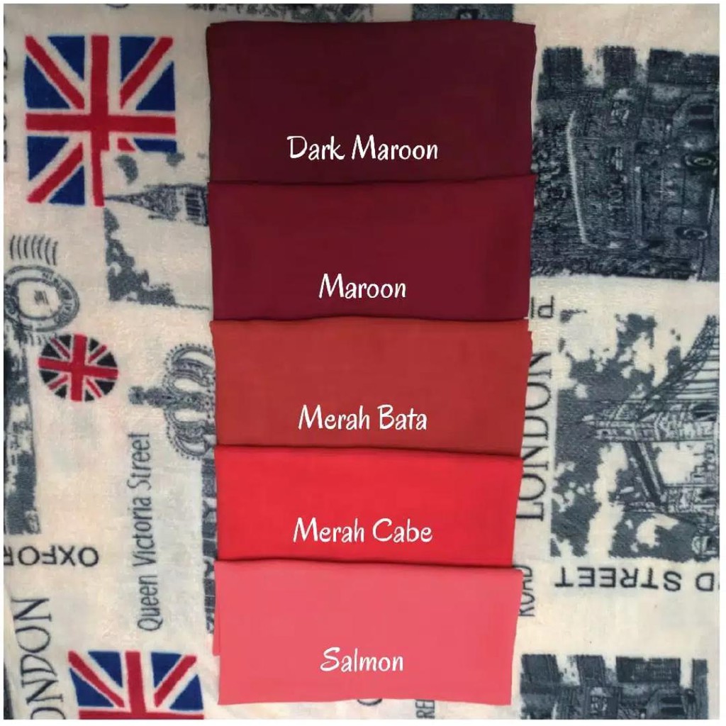 Jual Bella Square New "warna part 3" || hijab segiempat Merah bata ...