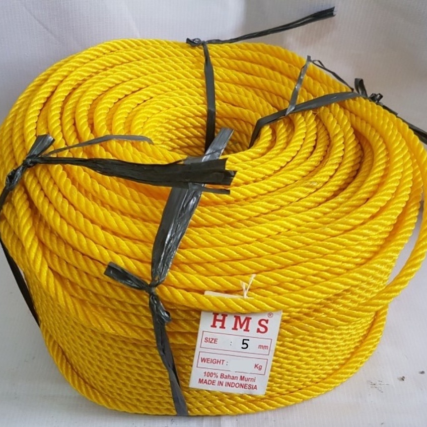 Jual TALI TAMBANG PLASTIK HMS 5MM (METERAN PER 1 METER) | Shopee Indonesia