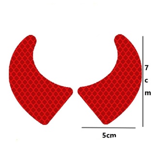 Jual Sticker Tanduk Setan Hellboy Lucifer Bisa Nyala Bahan Reflektif ...