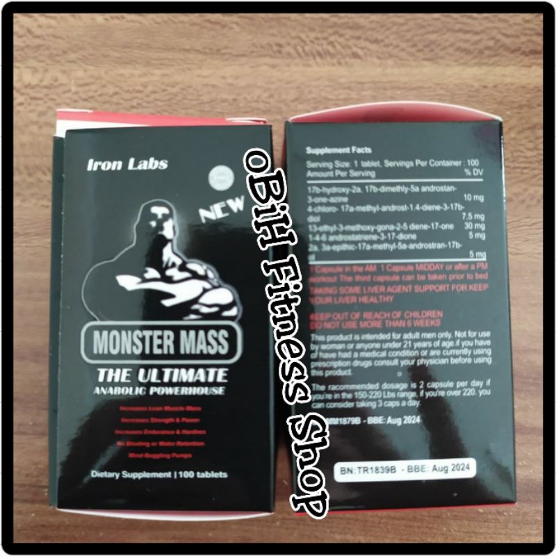 Monster Mass Nutrition Information