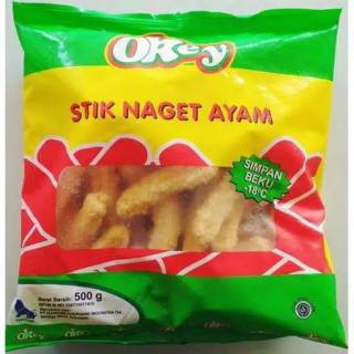 Jual OKEY STIK NAGET STICK NUGGET AYAM 500 GR | Shopee Indonesia