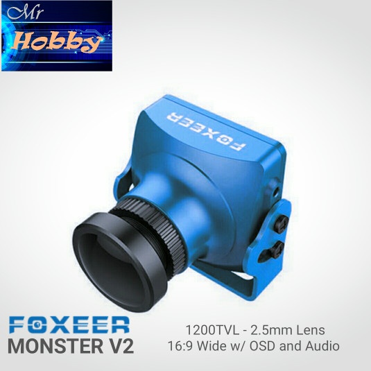 Jual Foxeer Monster V2 1200Tvl 16:9 Osd & Audio 2.5Mm Lens Cmos Fpv ...