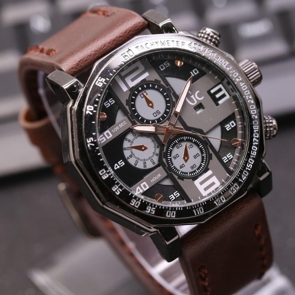 Jual Jam Tangan Pria GC SPORTY Kulit Tebal Murah | Shopee Indonesia