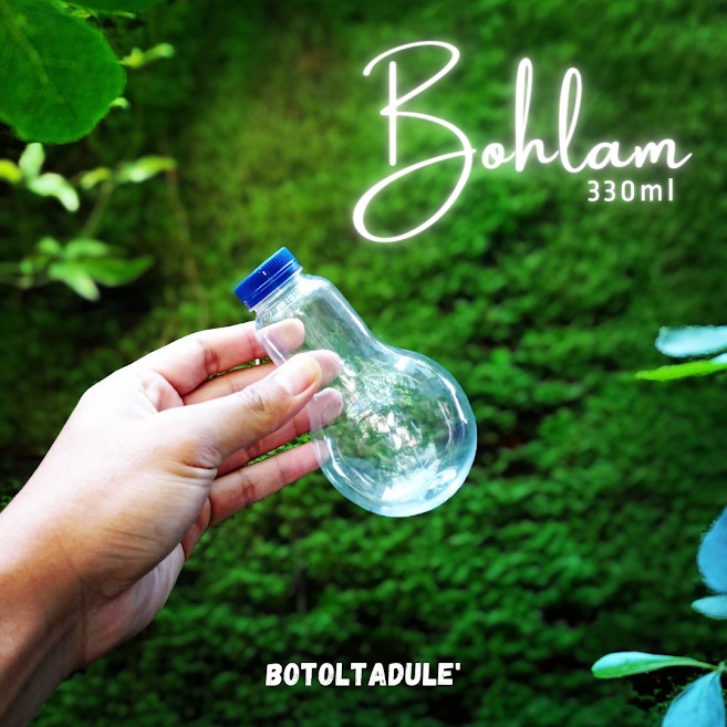 Jual Botol Plastik Bohlam 330ml / Botol Bohlam 330ml / Botol Plastik ...