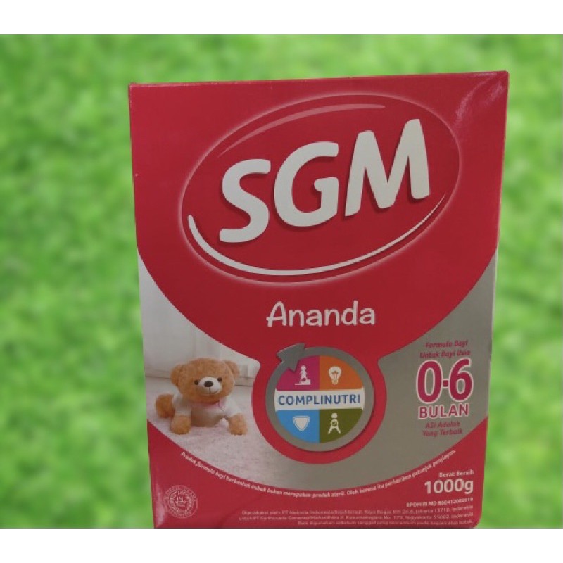 Jual SGM Ananda 0-6 Bulan 1Kg | Shopee Indonesia