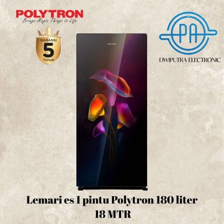 Jual KULKAS POLYTRON 1 PINTU PRA 18MTR / 18MOW / 18MOB GLASS DOOR ...