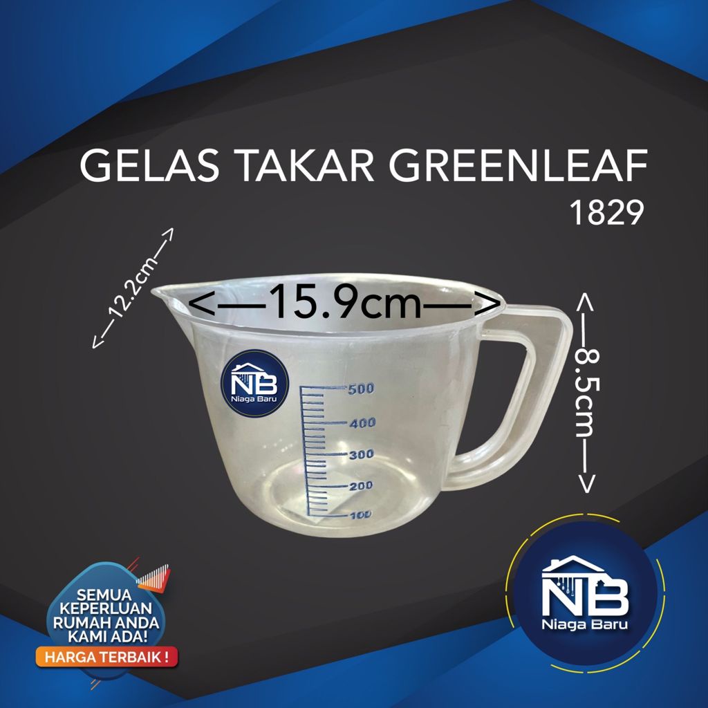 Jual GELAS UKUR / TAKAR / MEASURING JUG 500ML GREEN LEAF 1829 | Shopee ... Jual GELAS UKUR / TAKAR / MEASURING JUG 500ML GREEN LEAF 1829 | Shopee ...