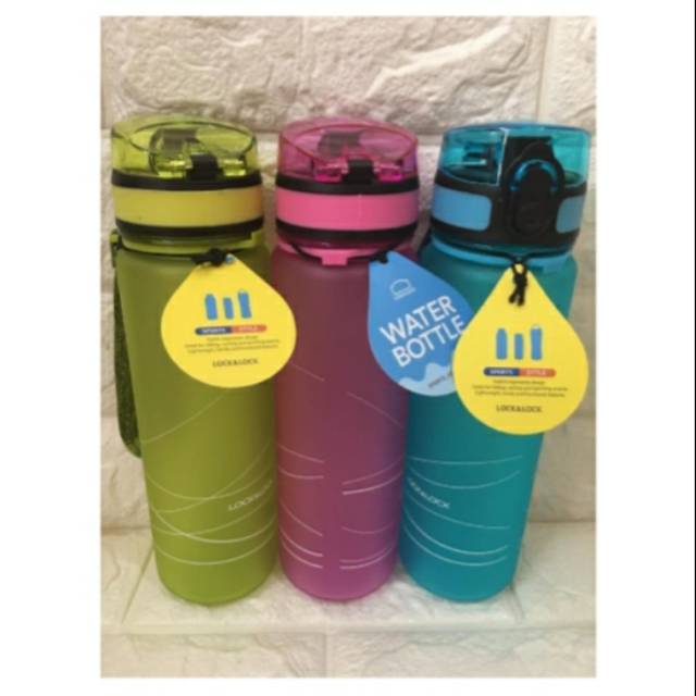 Jual Lock&Lock lock n lock Botol Minum One Touch cap Bottle 600ml ...