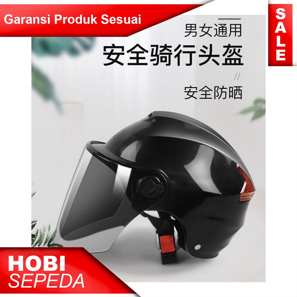 Jual Helm TYM Sepeda Skuter Motor Elektrik Half Face / Helm Batok ...