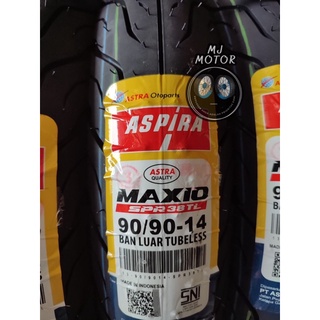 Jual Ban Luar Tubeless 80/90 atau 90/90 Ring 14 Aspira Maxio SPR38 Harga SATUAN | Shopee Indonesia