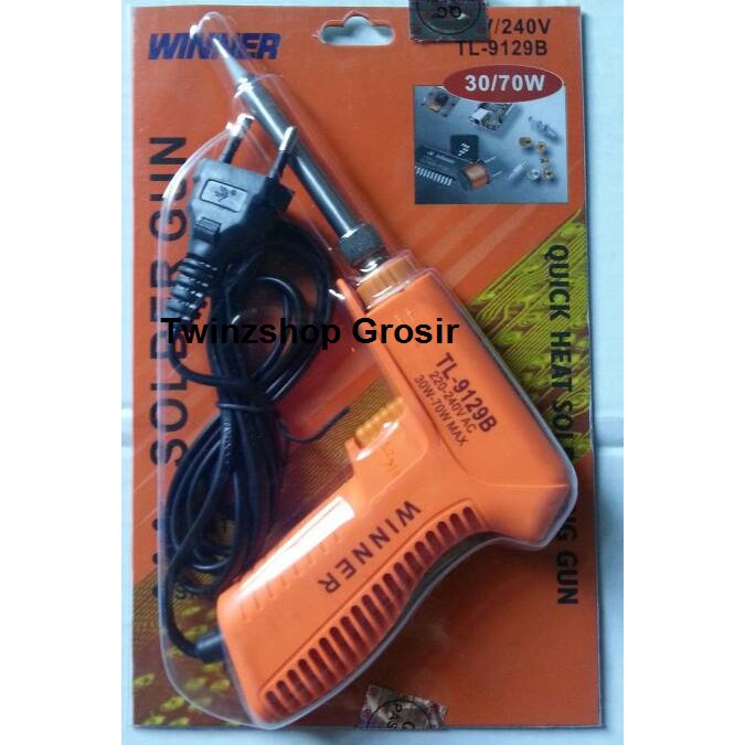 Jual Solder tembak / gun / pistol winner 30 / 70 watt TL-9129B | Shopee ...