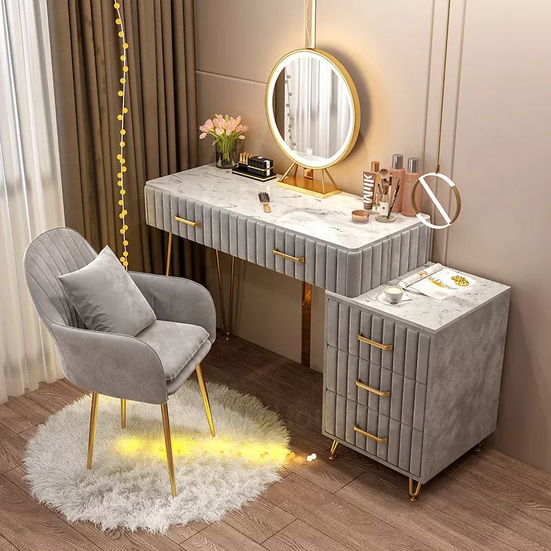 Jual Meja Rias Dandan Make UP Mua Kosmetik Minimalis Aesthethic Estetik ...